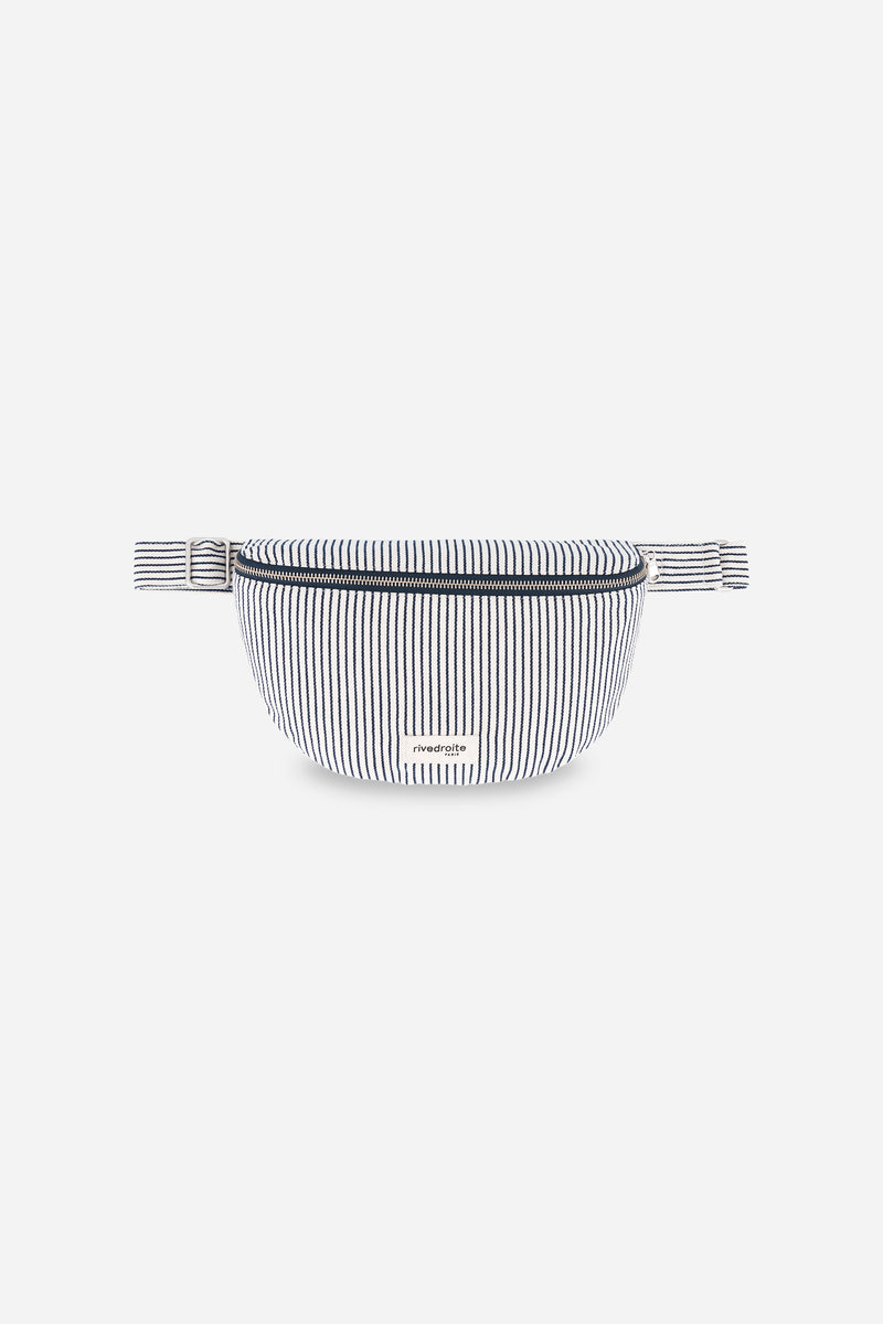 Custine the waist bag - Recycled cotton Écume – Rivedroite Paris US
